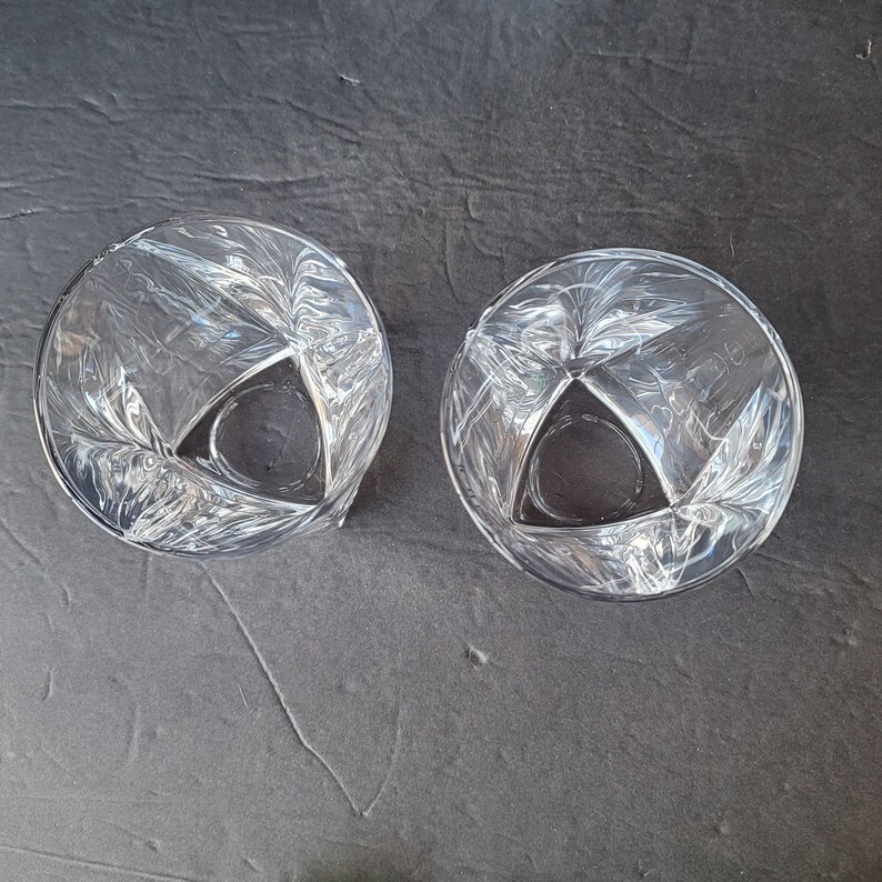 Triangular Crystal Whiskey Decanter 3 Piece Set Decanter Stopper ...