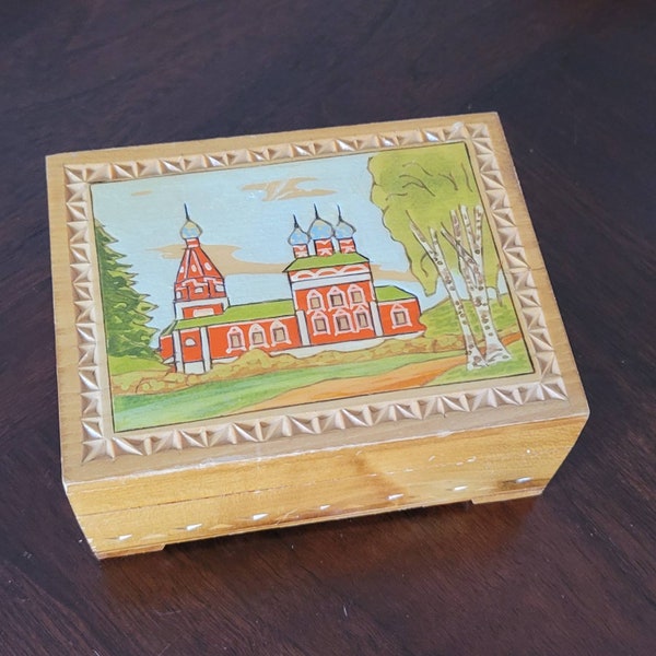 Carved Russian Box - Etsy