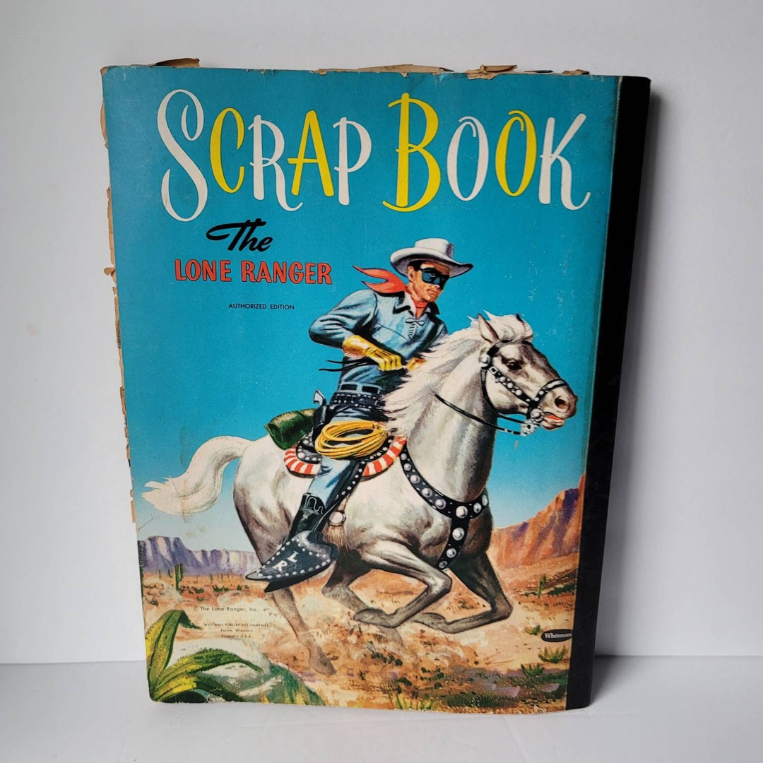 Vintage the Lone Ranger Scrap Book 1950-60s Presidential / Royalty ...
