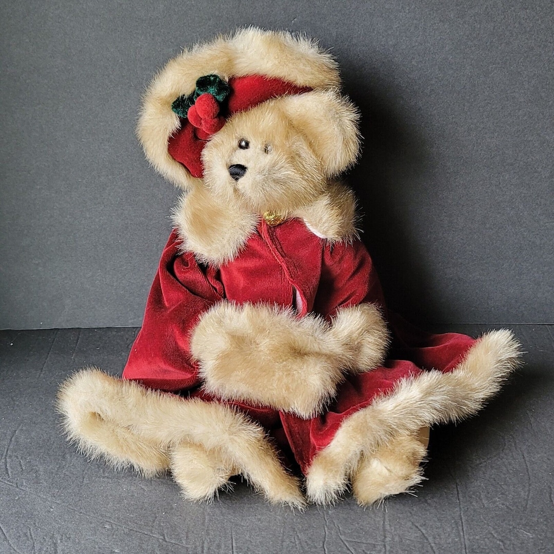 2001 Bearington Collection Christmas Bear Plush MISSY MISTLETOE 16 ...