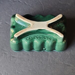 Vintage California Cookson Pottery Green Ceramic Planter CP USA Mid ...