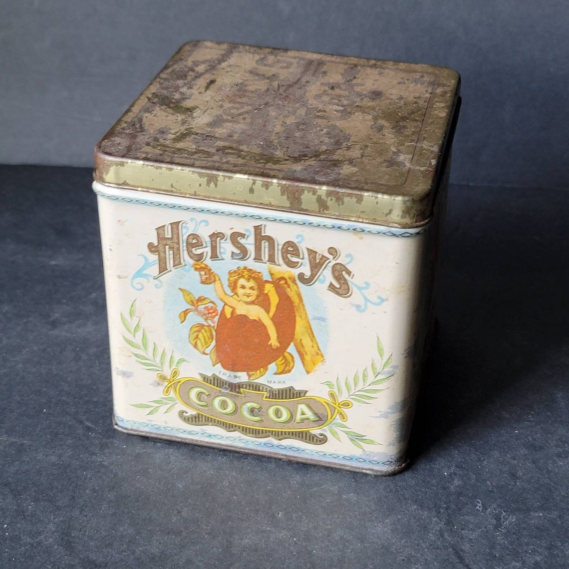 Vintage Hersey's Cocoa Tin Bristol Ware Made in USA - Etsy