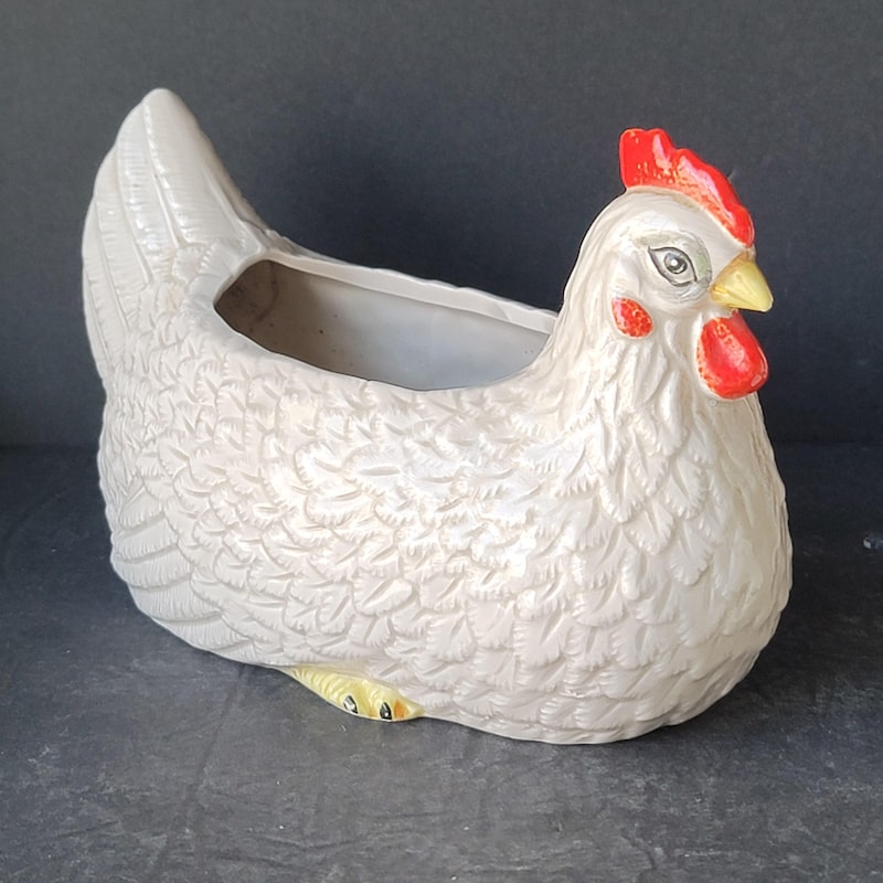 Hen Planter - Etsy