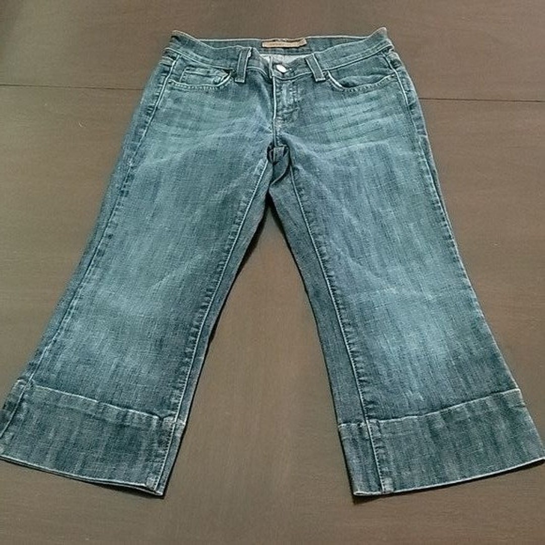 Vintage Cropped Wide Leg Low Rise Jeans Size 2 Clam Diggers - Etsy