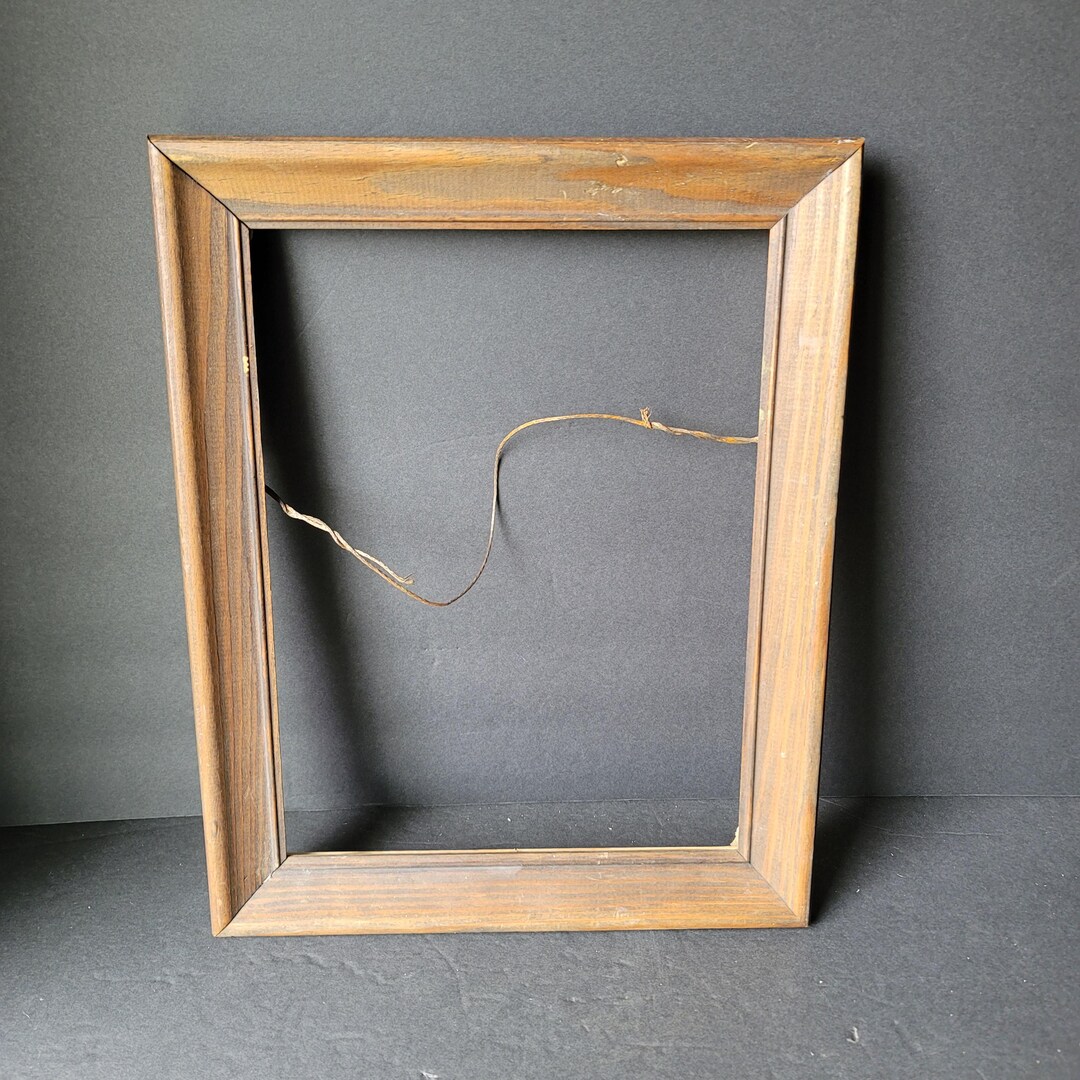 Vintage Rectangle Wood Frame Gallery Photo Wall 9x12 Photo - Etsy