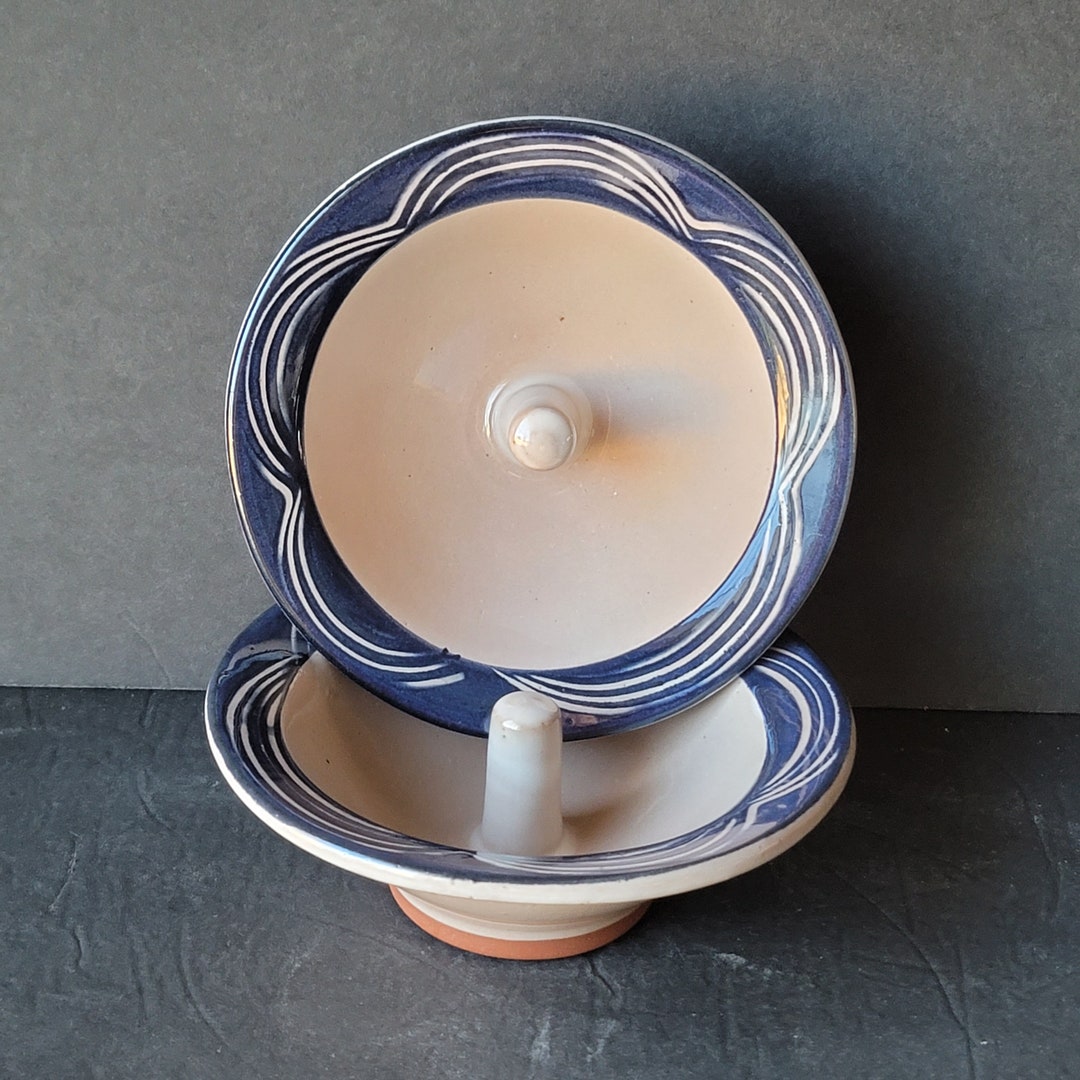 The Original Apple Baker Baking Dish Set of 2 Blue Christian Ridge ...