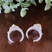 Vintage Cracker Jack Surprise Plastic Toy Rings Knight Diamond Set of 2 ...