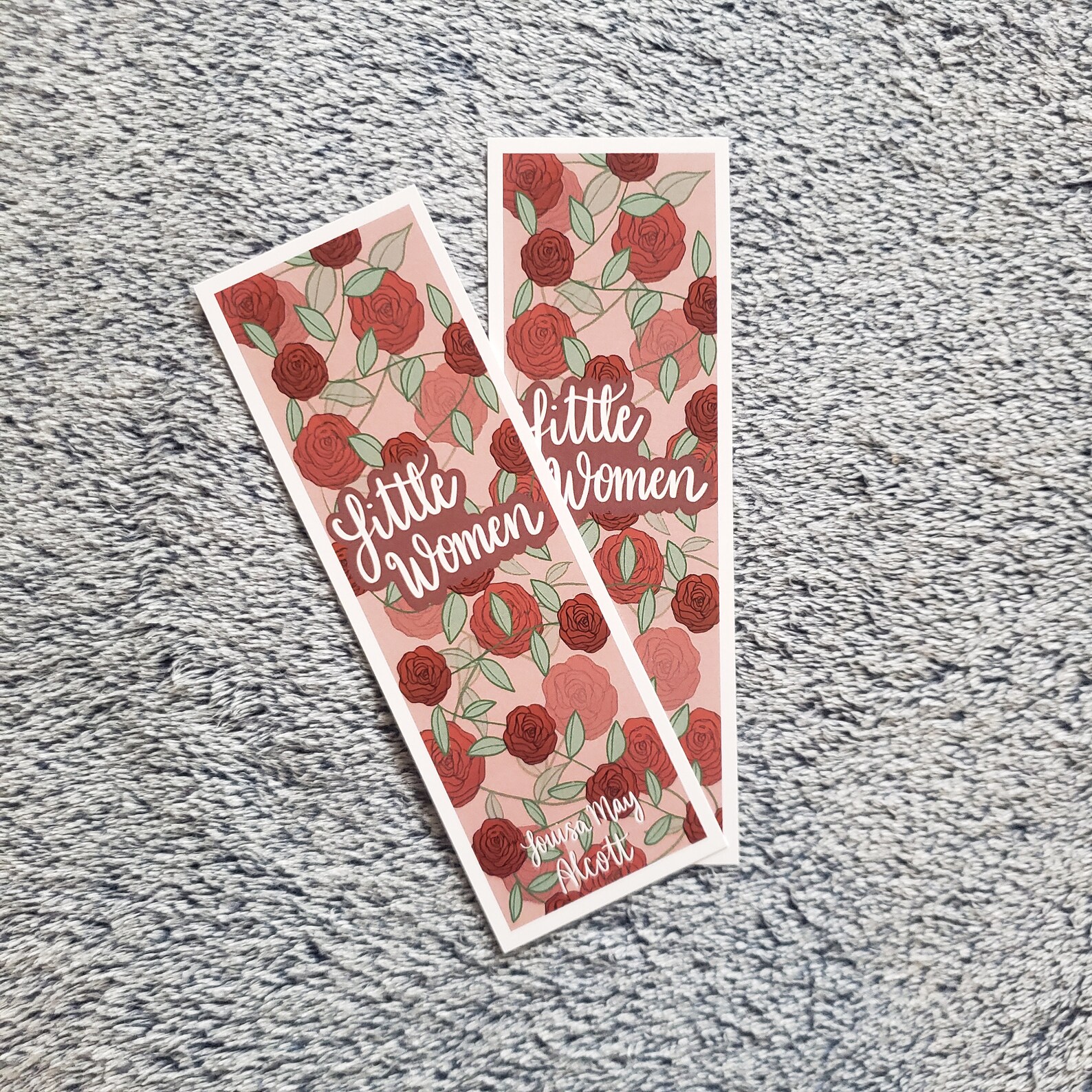 Classic Book Bookmarks | Aesthetic Bookmarks | Floral Classic Book ...