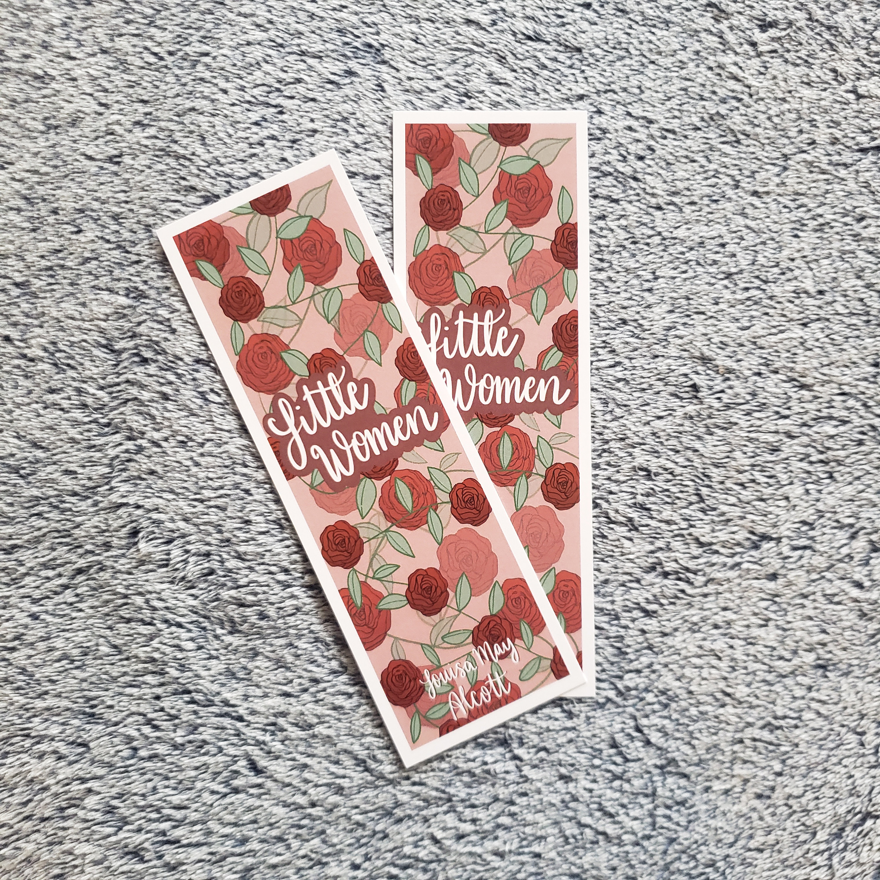 Classic Book Bookmarks | Aesthetic Bookmarks | Floral Classic Book ...
