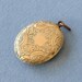 Antique Edwardian 9ct Gold B/F Round Locket c. 1910, Marked, Bird ...