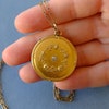 Antique c. 1900 9ct Gold B/F Engraved Oval Photo Locket With Glass ...