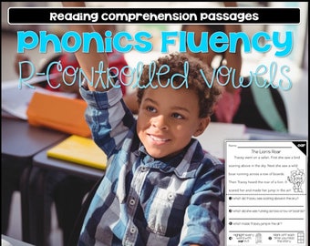 Phonics Fluency Reading Comprehension Passages and Questions • Long ...