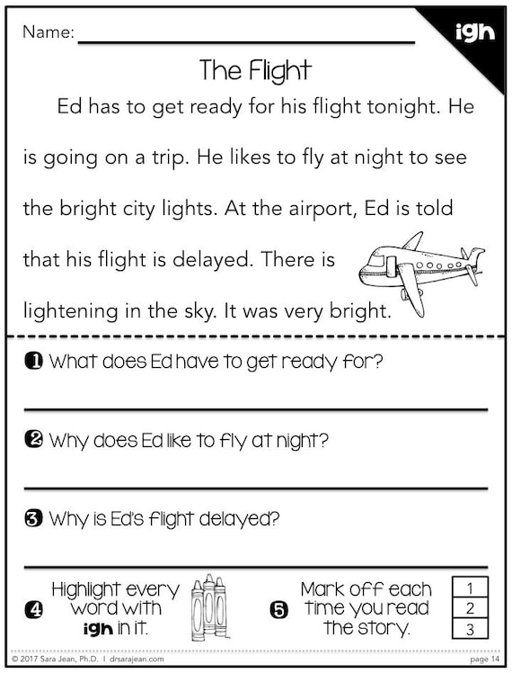 Long Vowel Reading Passages Reading Short Vowel Words With Fluency