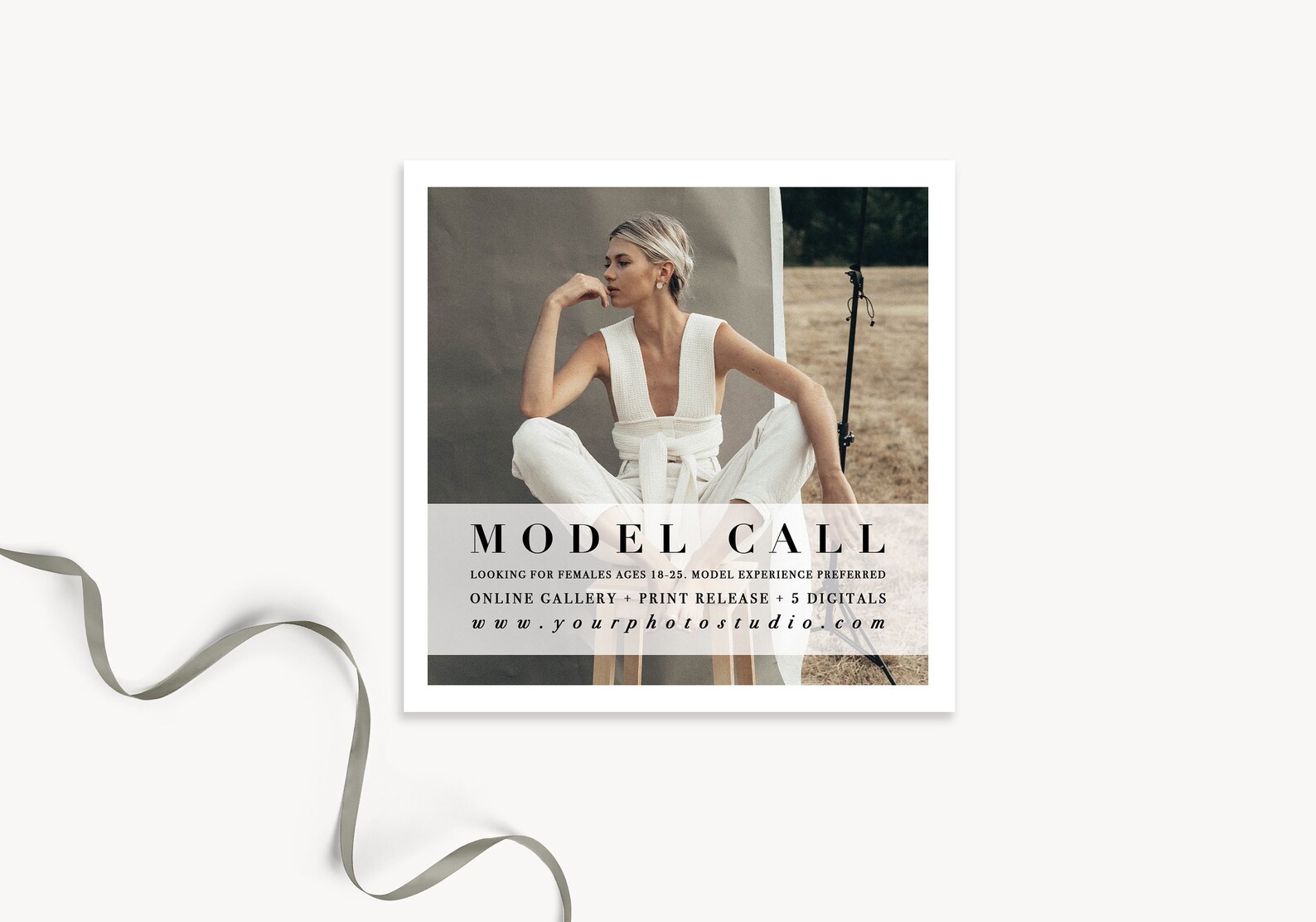 Model Call Template Photography Casting Call Photography - Etsy