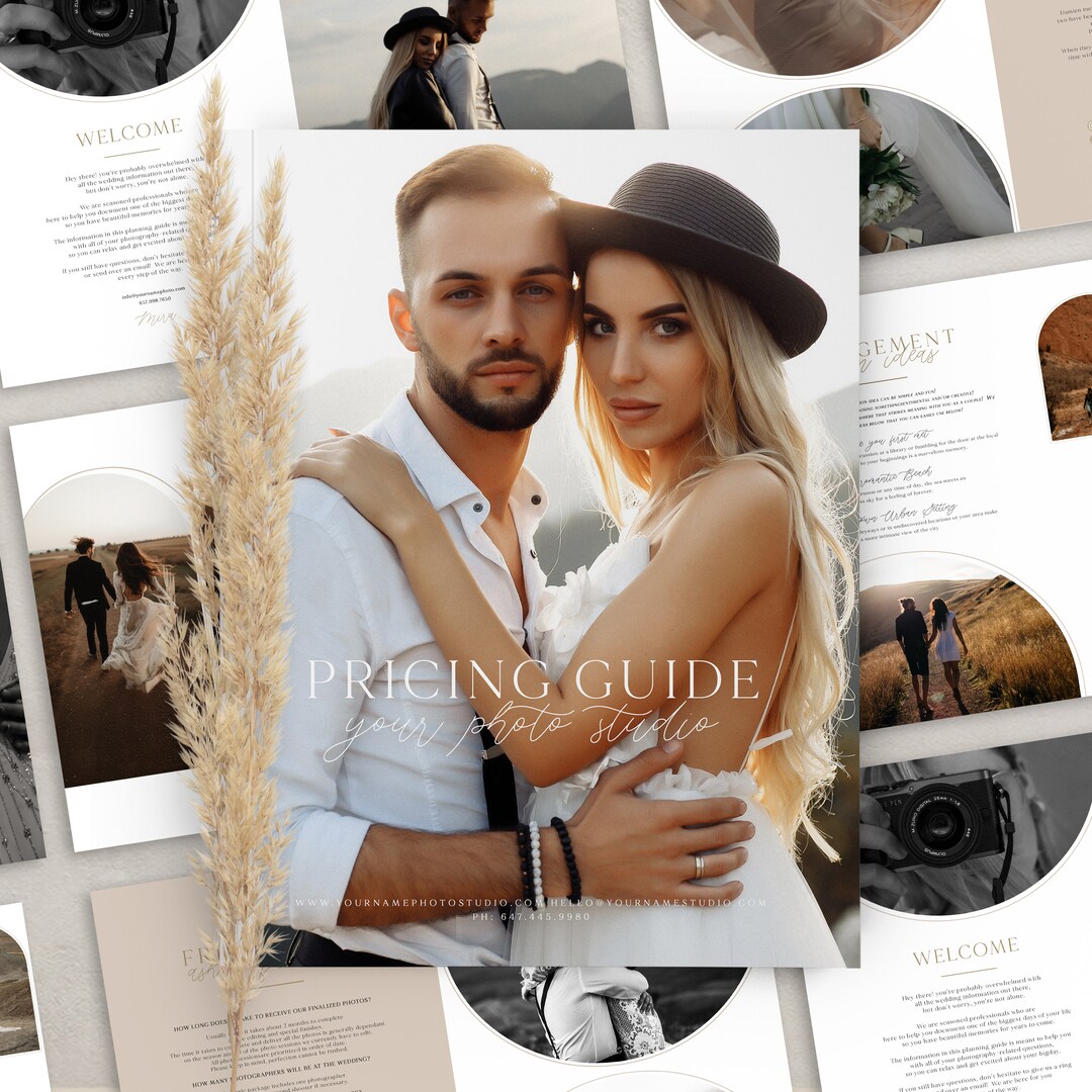 Wedding Welcome Guide, Photography Pricing Guide, Photo Studio Magazine ...
