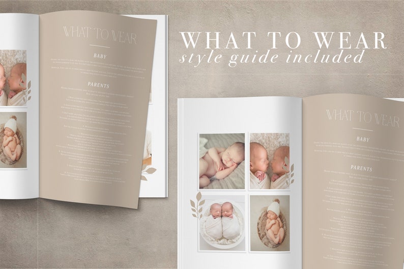 Newborn Marketing Magazine Template Newborn Magazine - Etsy