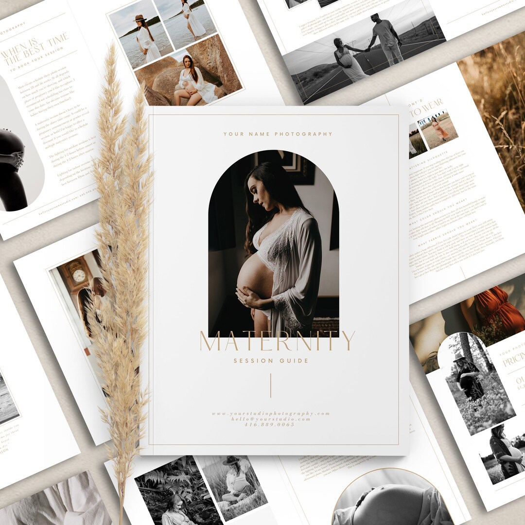 Maternity Welcome Guide Template, Maternity Photography Pricing Guide ...