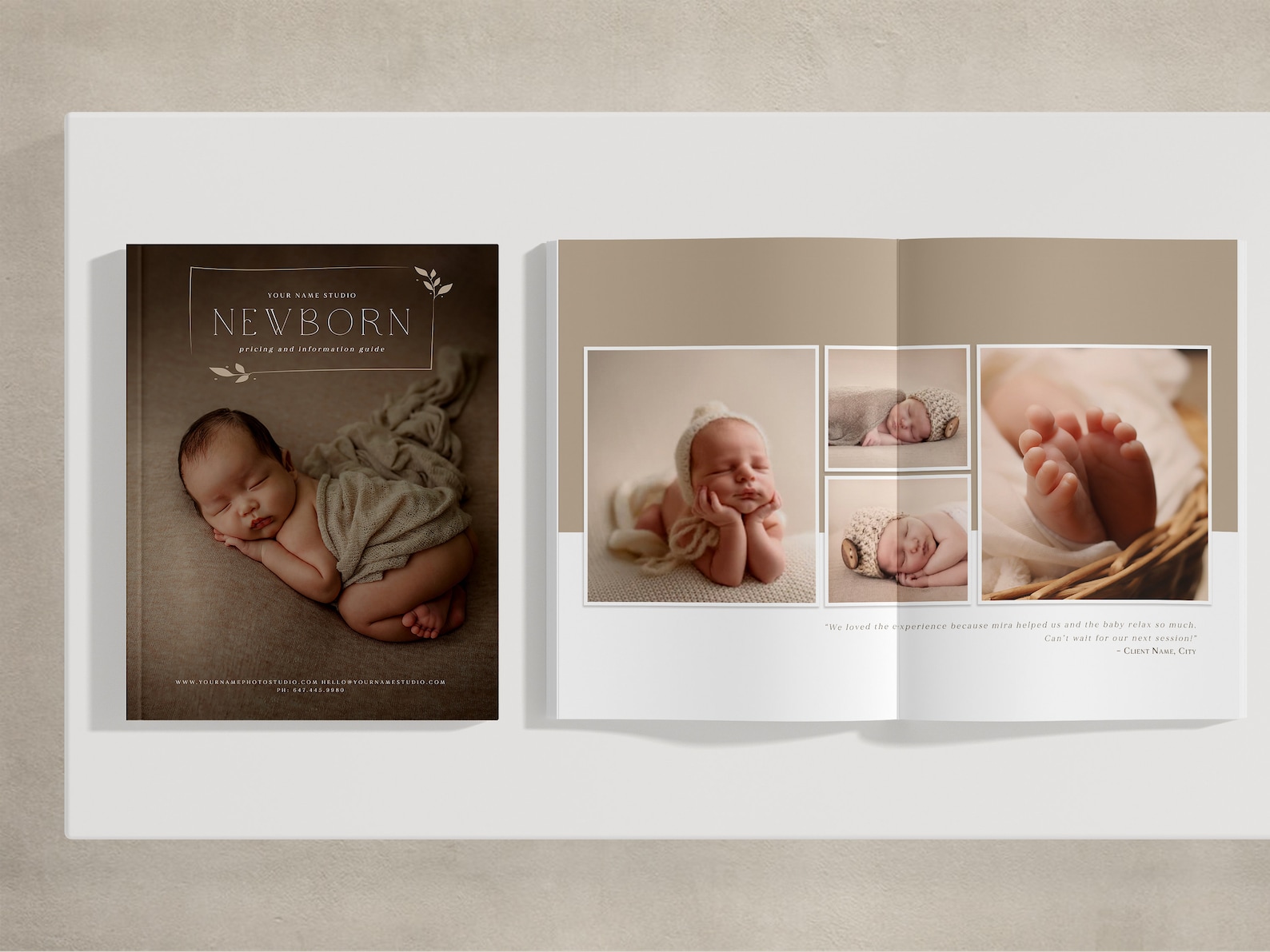 Newborn Marketing Magazine Template Newborn Magazine - Etsy