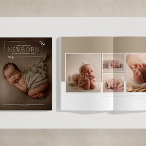 Newborn Marketing Magazine Template, Newborn Magazine PHOTOSHOP ...