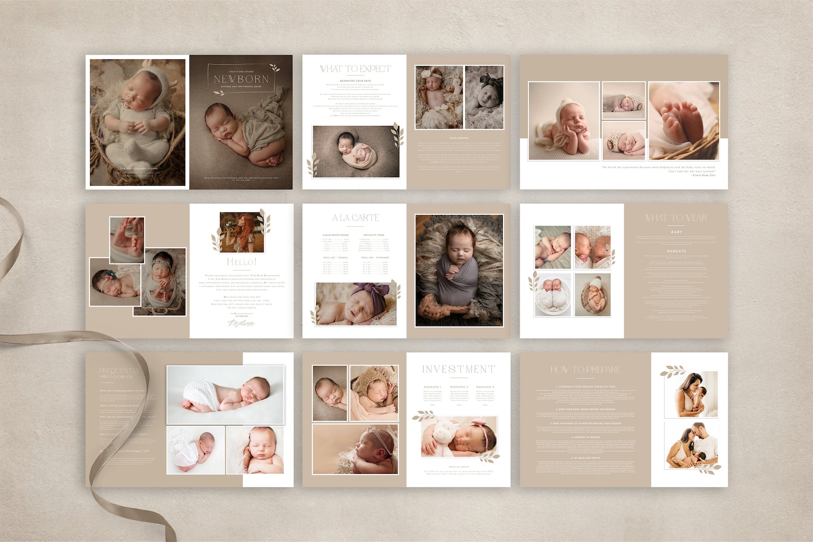 Newborn Marketing Magazine Template Newborn Magazine - Etsy
