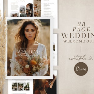 Wedding Photography Welcome Guide Template, Photography Pricing Guide, Photography Session Prep ...