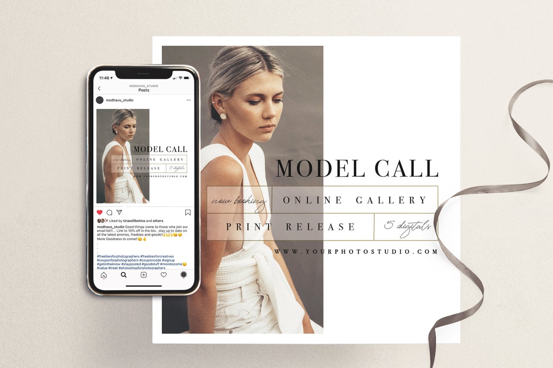Model Call Template, Photography Casting Call, Photography Model Call ...