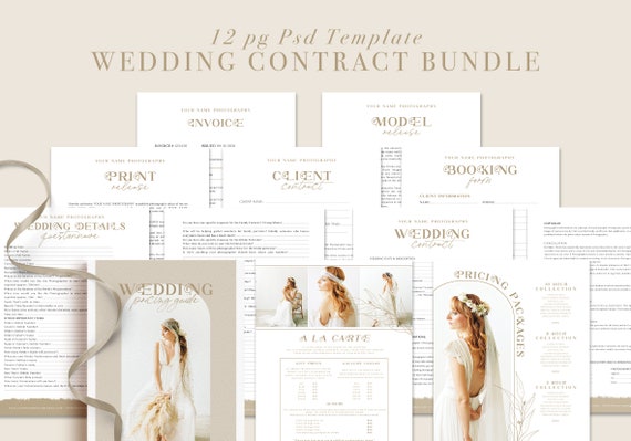 Wedding Photography Paperwork