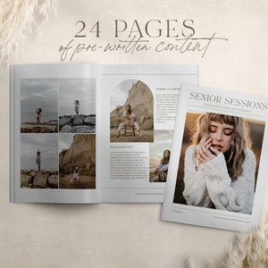 Senior Welcome Guide, Senior Style Guide, Senior Photography Client ...
