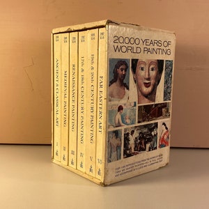 1968 Painting Art Box Set, Set of Six Fully Illustrated Paperback Books ...