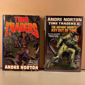 2000 / 2001 Time Traders Series, Andre Norton Hardcover Books, Two ...