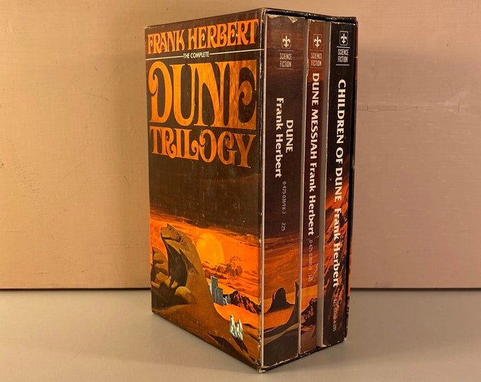 1980s the Complete Dune Trilogy Box Set by Frank Herbert, Paperback ...