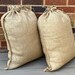 6 Pack 18 X 24 Burlap Bags With Drawstring Closure, Extra Large Sized ...