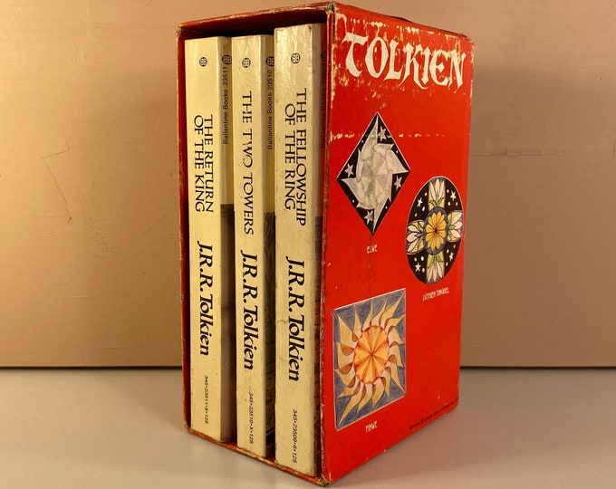 1973 LOTR Trilogy Paperback Book Box Set, Ballantine Books Edition, J ...