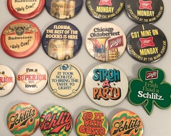 Beer Buttons Novelty Button Funny Button 2 1/2 Inch Pin-back Button. - Etsy