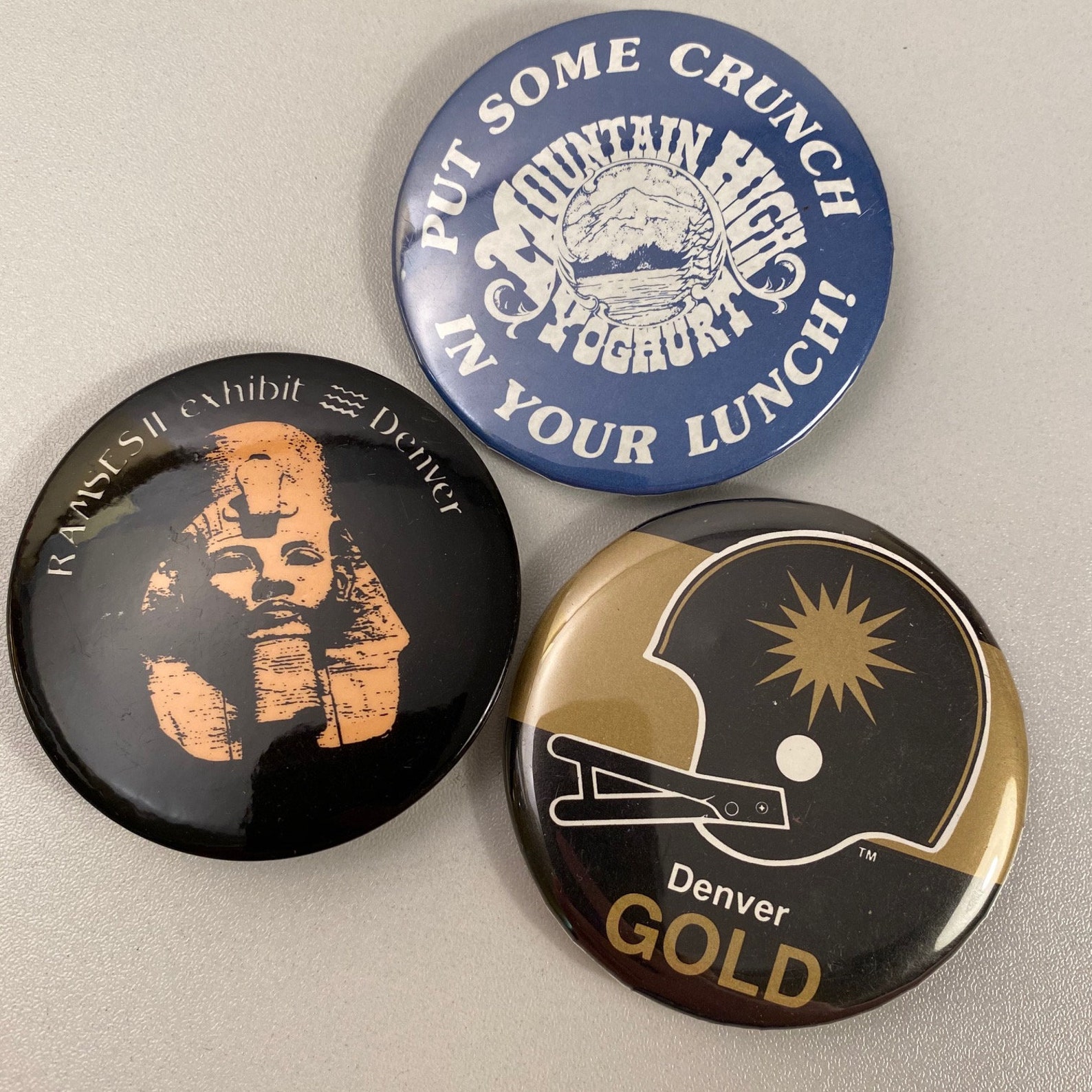 10 Colorado and Denver 1980s Pinback Buttons Vintage 80s Fan | Etsy