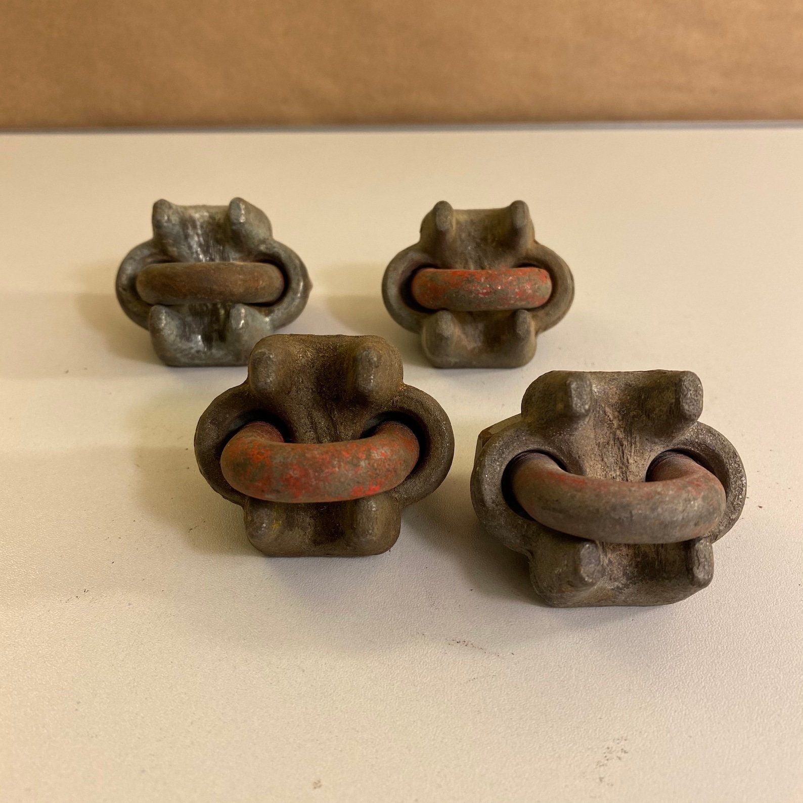 4 Matching Cable Clamps, U Shaped Fastener, Genuine Crosby 38 USA ...