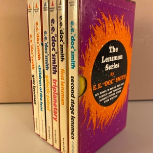 1970 the Lensman Series Box Set, E. E. "doc" Smith Sci Fi Boxed Set ...