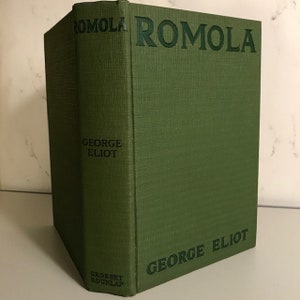 1920s Romola by George Eliot, Photoplay Edition, Hardcover With Dust ...