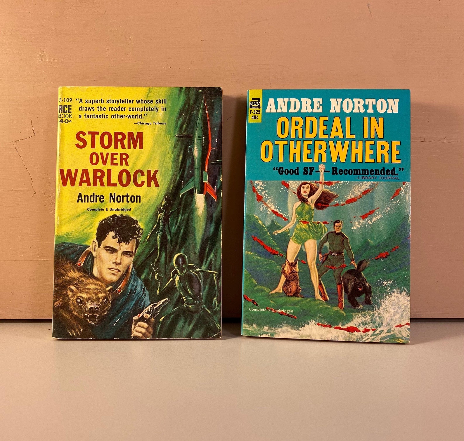 Warlock Series, Andre Norton Book Collection, Paperback Ace Books, Mid ...