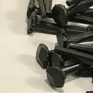 Qty (40) 1.5" Wrought Head Steel Cut Nails 1.5 Inch Nails, 4D, Interior ...