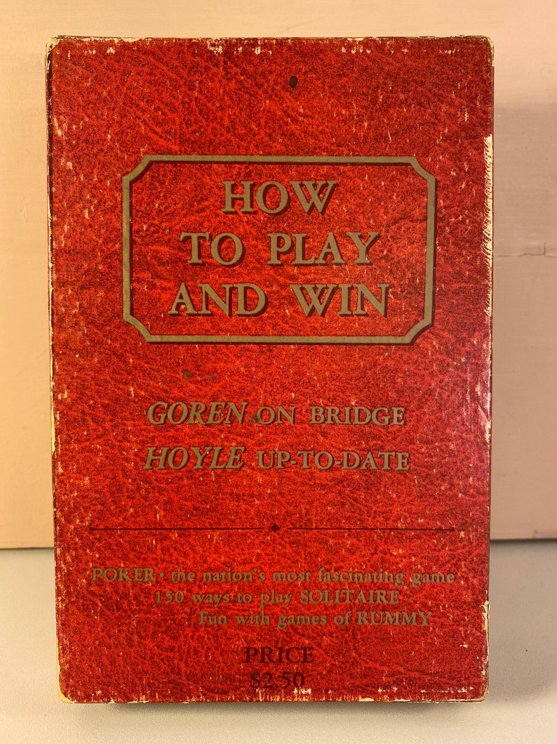 1950s Playing Cards Books Boxed Set How to Play Cards - Etsy
