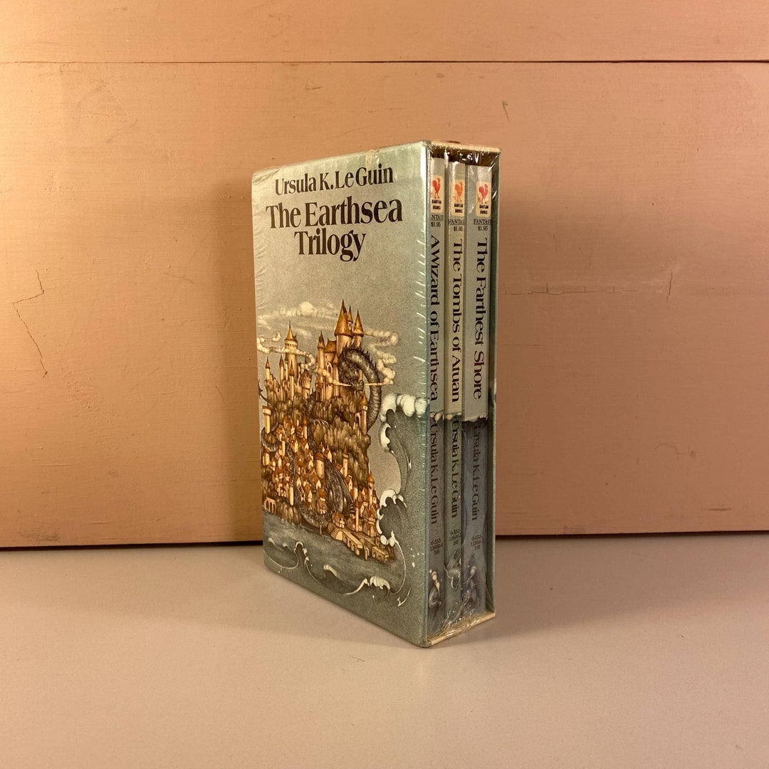 1970s SEALED the Earthsea Trilogy Factory Sealed Box Set, Paperback ...
