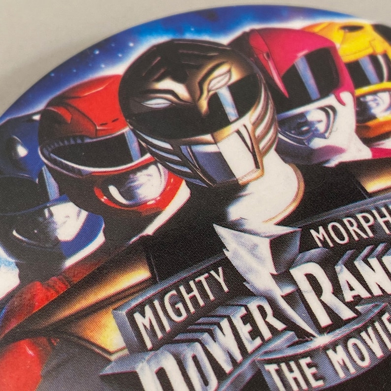 1995 Power Rangers Pinback Button Vintage 90s Mighty Morphin - Etsy