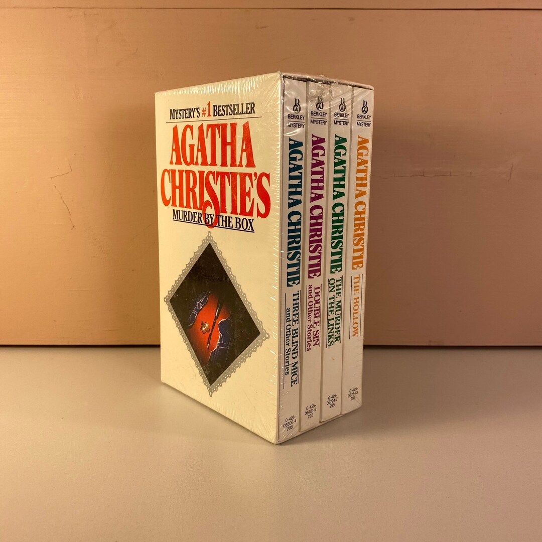 1980s SEALED Agatha Christie Paperback Book Box Set, Murder Mystery ...