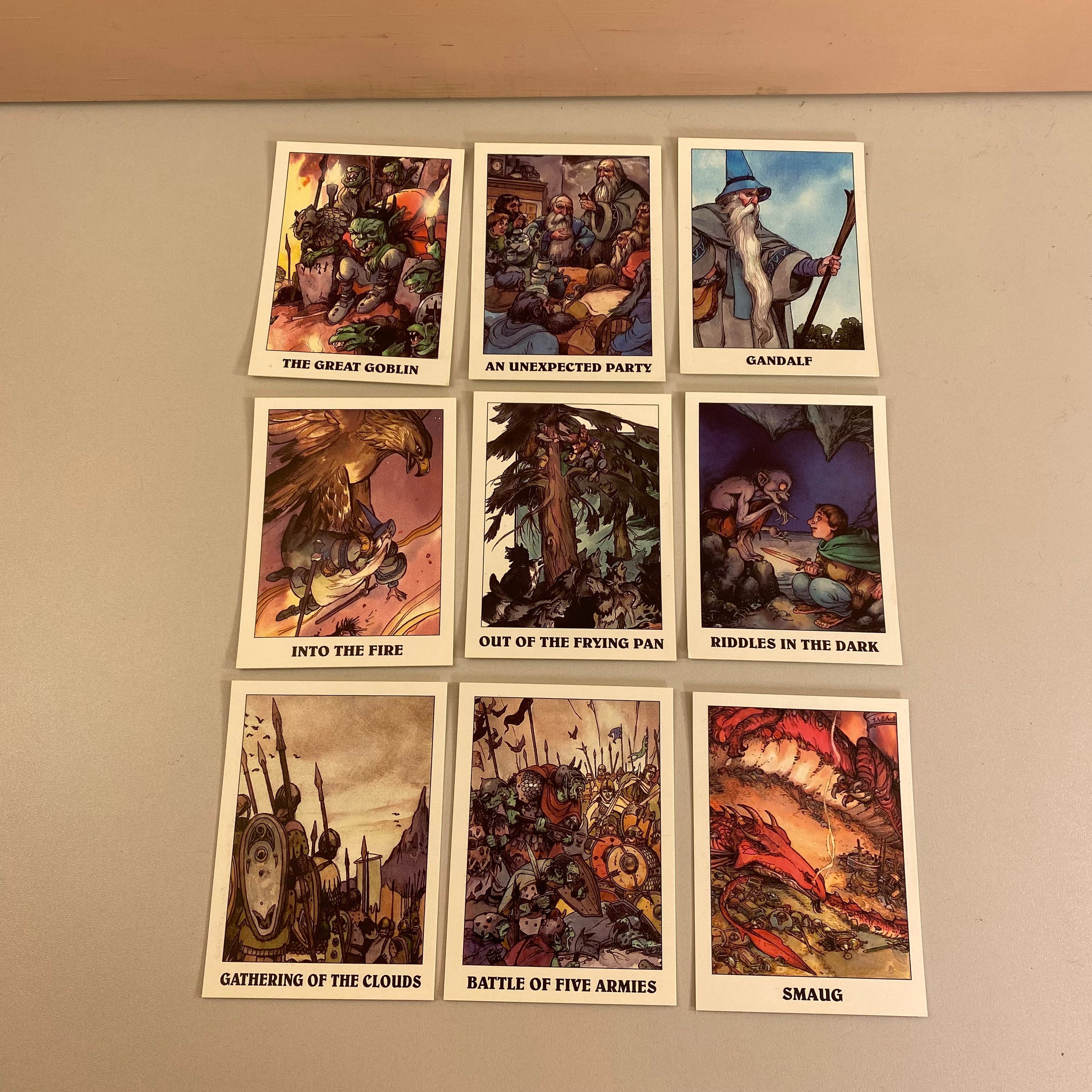 1992 J.R.R. Tolkien the Hobbit Set of 36 Color Cards, Movie ...