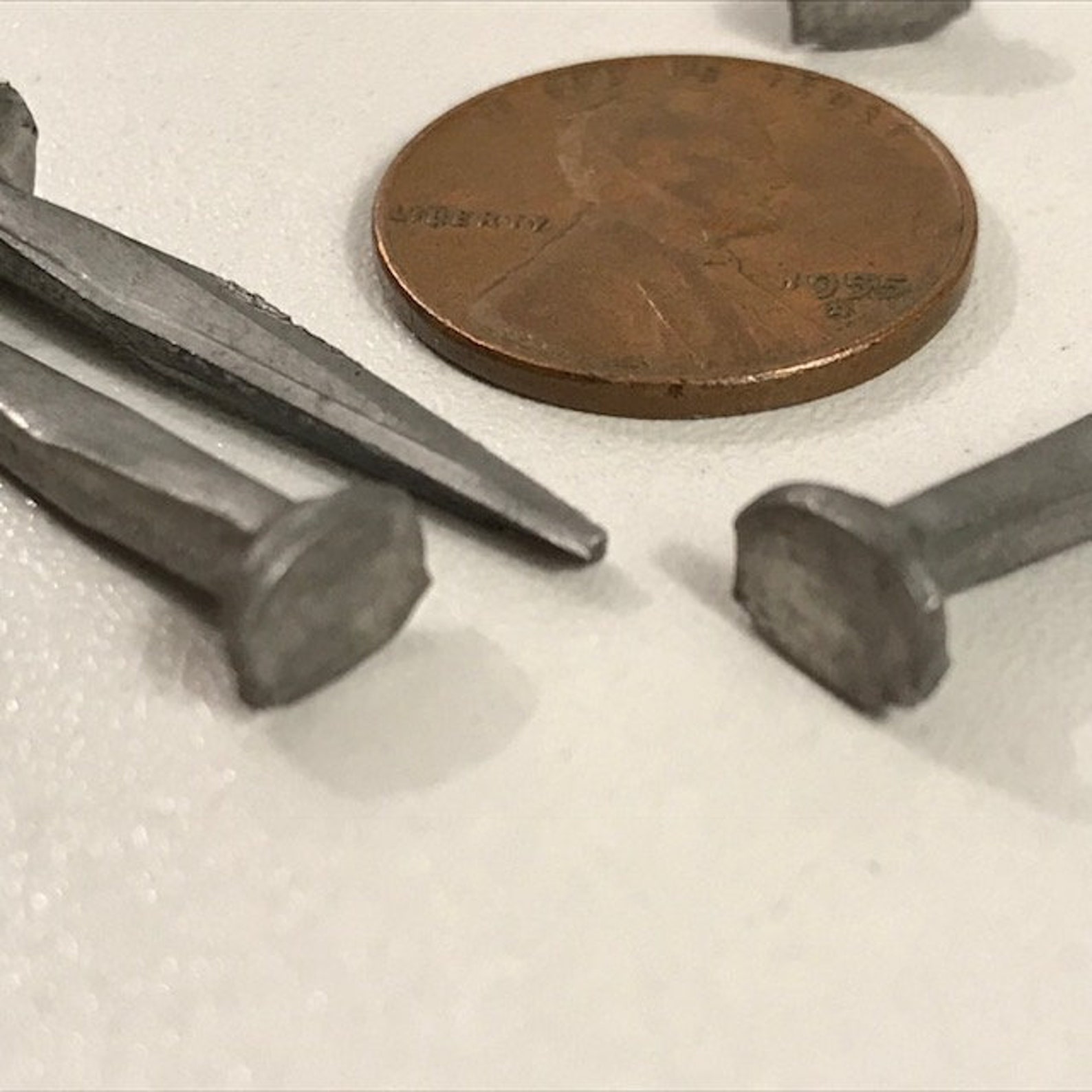 Qty 50 1 Clout Steel Cut Nails 1 Inch Nails Set of | Etsy