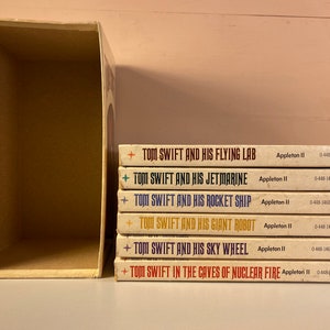 1977 UNREAD Tom Swift Box Set, Victor Appleton II Paperback Book Set ...