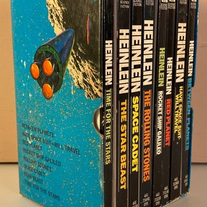 The Worlds of Robert A. Heinlein, Paperback Book Set, Heinlein Box Set ...