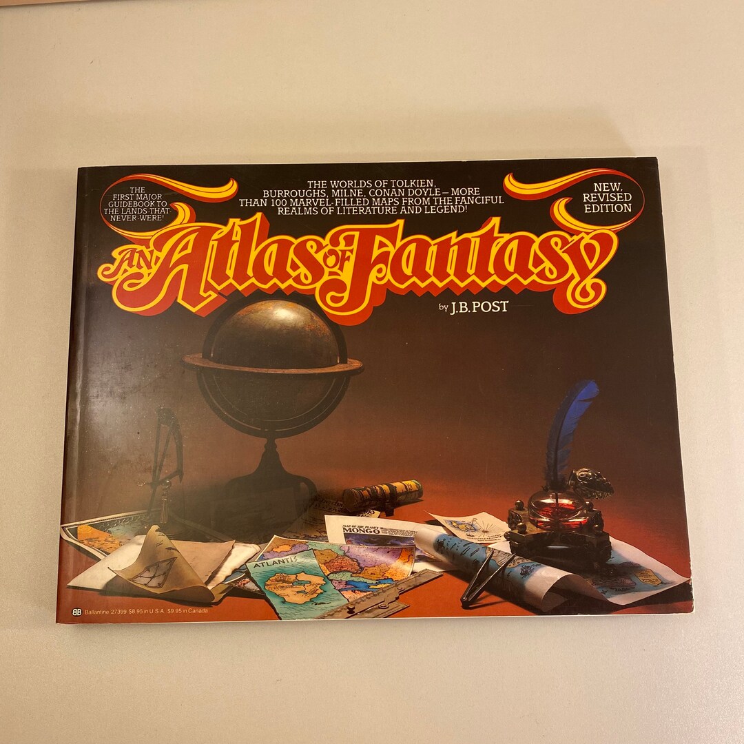 1979 an Atlas of Fantasy, by J.B. Post, Fantasy Maps, Map Book Sherlock ...