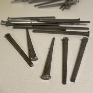 Qty (30) 2" Fine Finish Steel Cut Nails, Two Inch Nails Set of Thirty ...